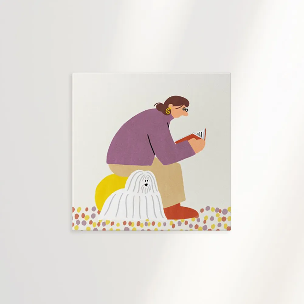 [29CM 단독] Kim Jam 작가, BOOK 캔버스 액자 - 감도 깊은 취향 셀렉트샵 29CM