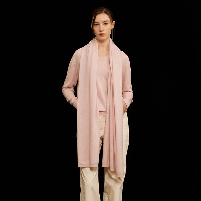 Cashmere 100% Knit Muffler Pink - 감도 깊은 취향 셀렉트샵 29CM