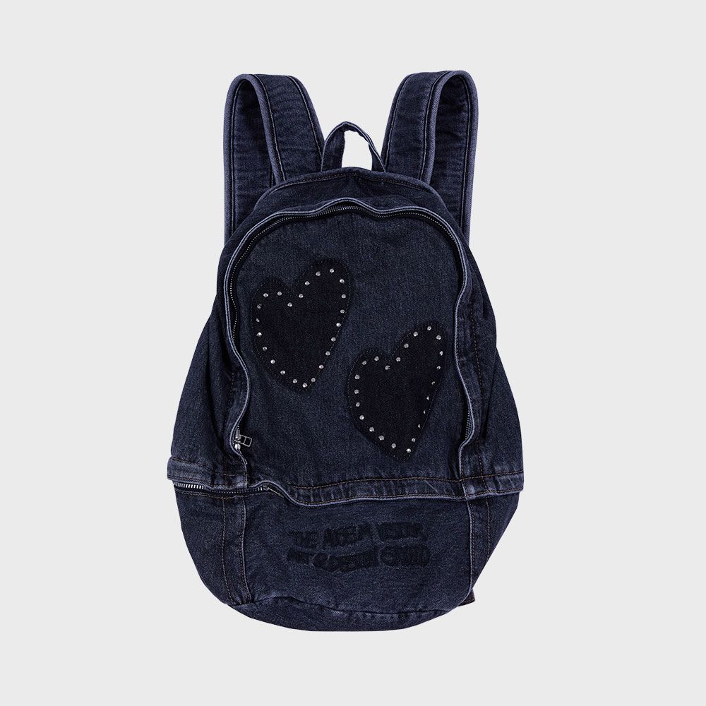 HEART STUD DENIM BACKPACK - 감도 깊은 취향 셀렉트샵 29CM
