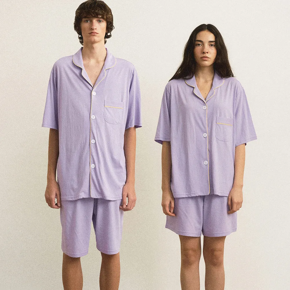 [모달] (couple) Essential Lavender Short Pajama Set - 감도 깊은 취향 셀렉트샵 29CM