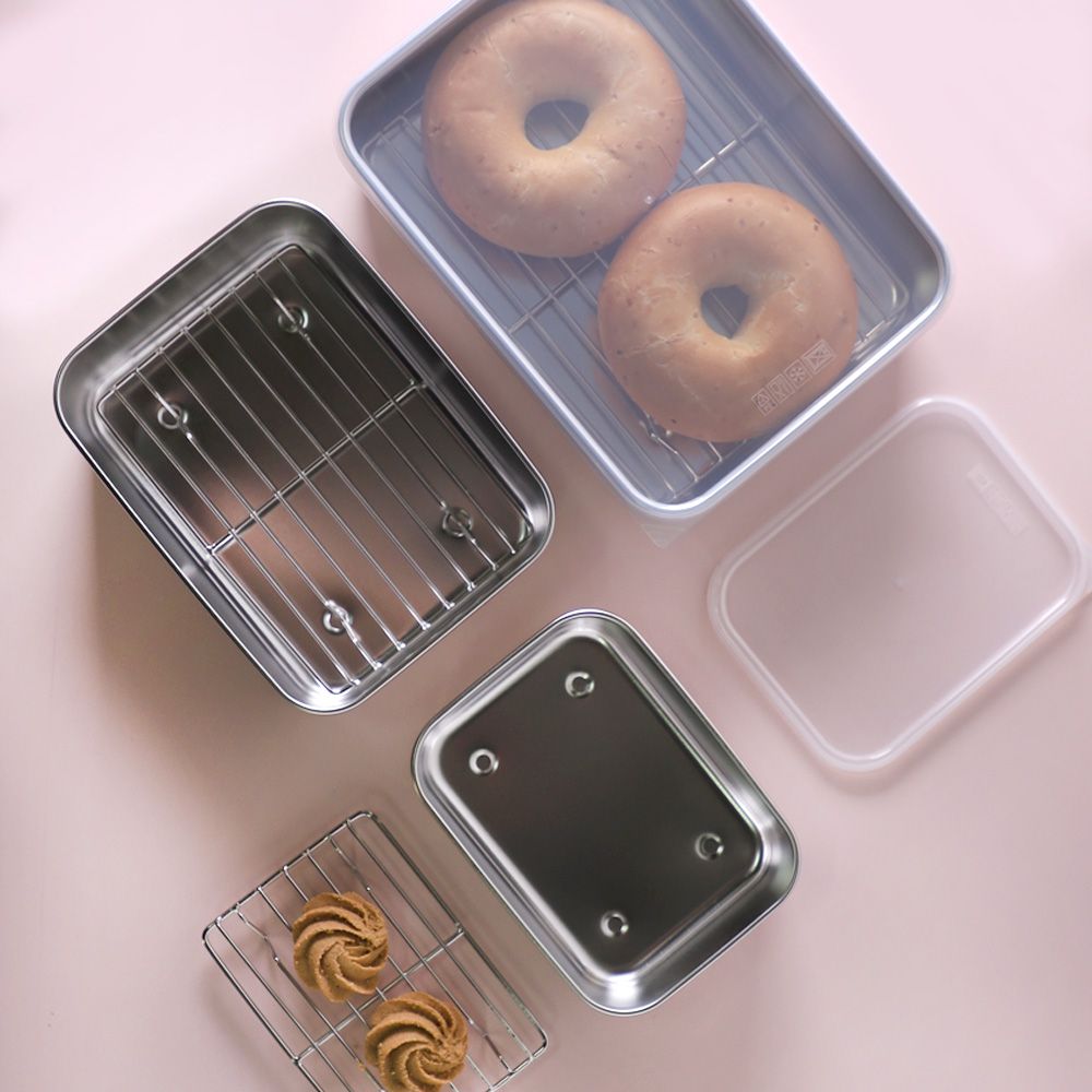 크롤 스텐 밧드 밀폐 용기세트, 냉장고 보관찬통 3size 1p - 감도 깊은 취향 셀렉트샵 29CM