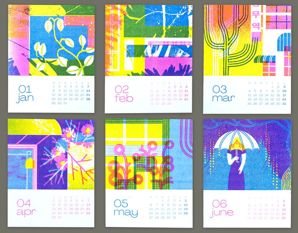 2024 City Garden Calendar, Kelly Belter, Polite Company - 감도 깊은 취향 셀렉트샵 29CM