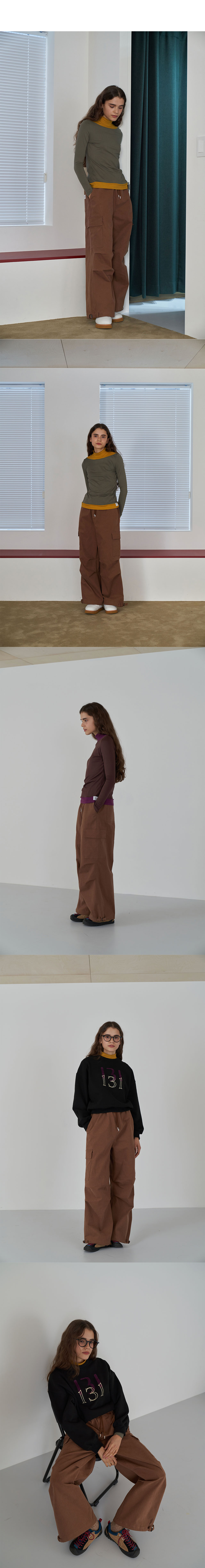 Belted bending cargo pants brown_woman - 감도 깊은 취향 셀렉트샵 29CM