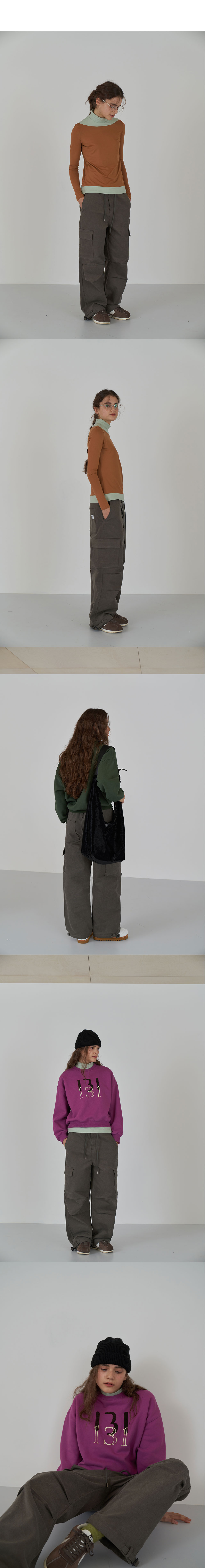 Belted bending cargo pants kaki_woman - 감도 깊은 취향 셀렉트샵 29CM