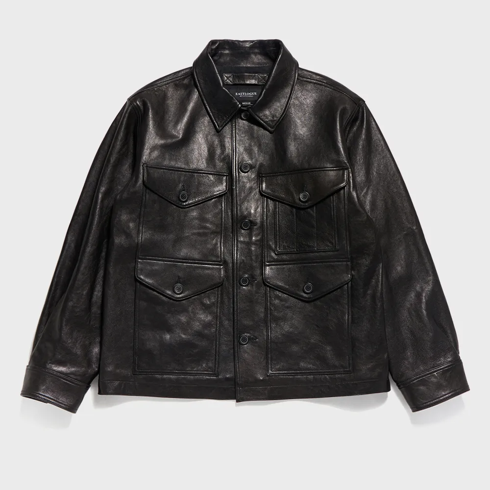CRUISER LEATHER JACKET / BLACK - 감도 깊은 취향 셀렉트샵 29CM