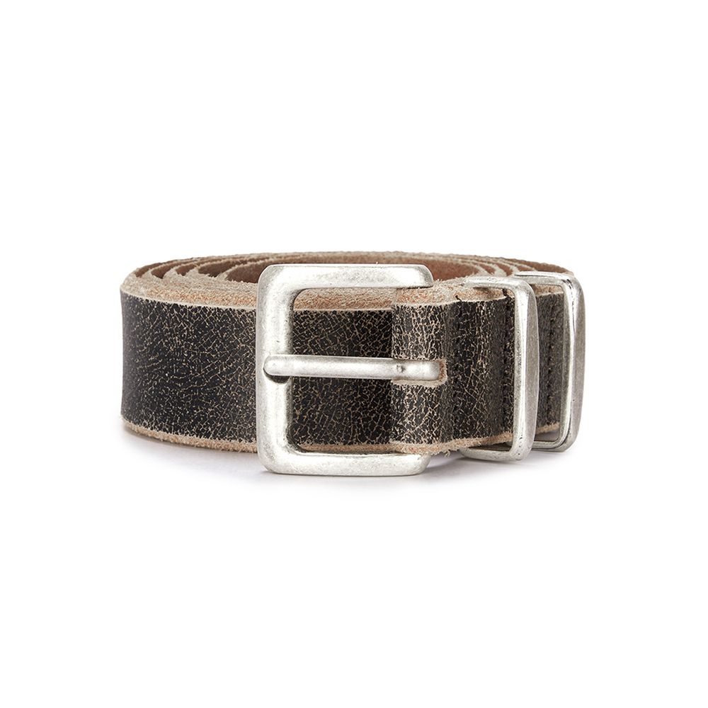 VINTAGE CRACK LEATHER BELT IN DARK BROWN - 감도 깊은 취향 셀렉트샵 29CM