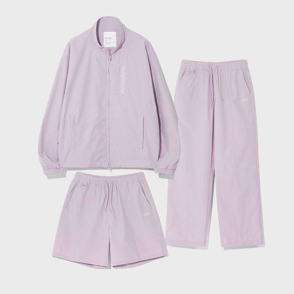 [24년ver.] [SET] 2-WAY 테크 숏 자켓 셋업_라벤더 - 감도 깊은 취향 셀렉트샵 29CM