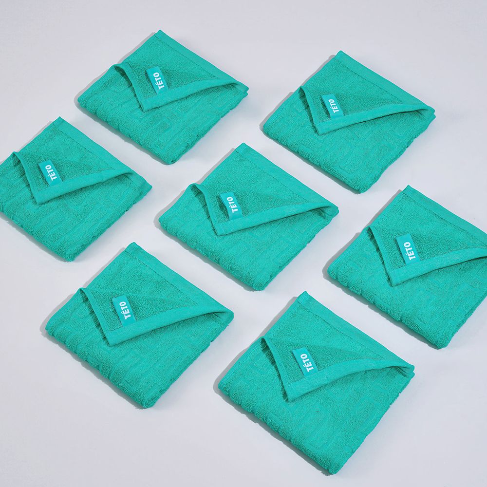 7P 시그니처 에메랄드 수피마 핸드타올 34x34 - 감도 깊은 취향 셀렉트샵 29CM