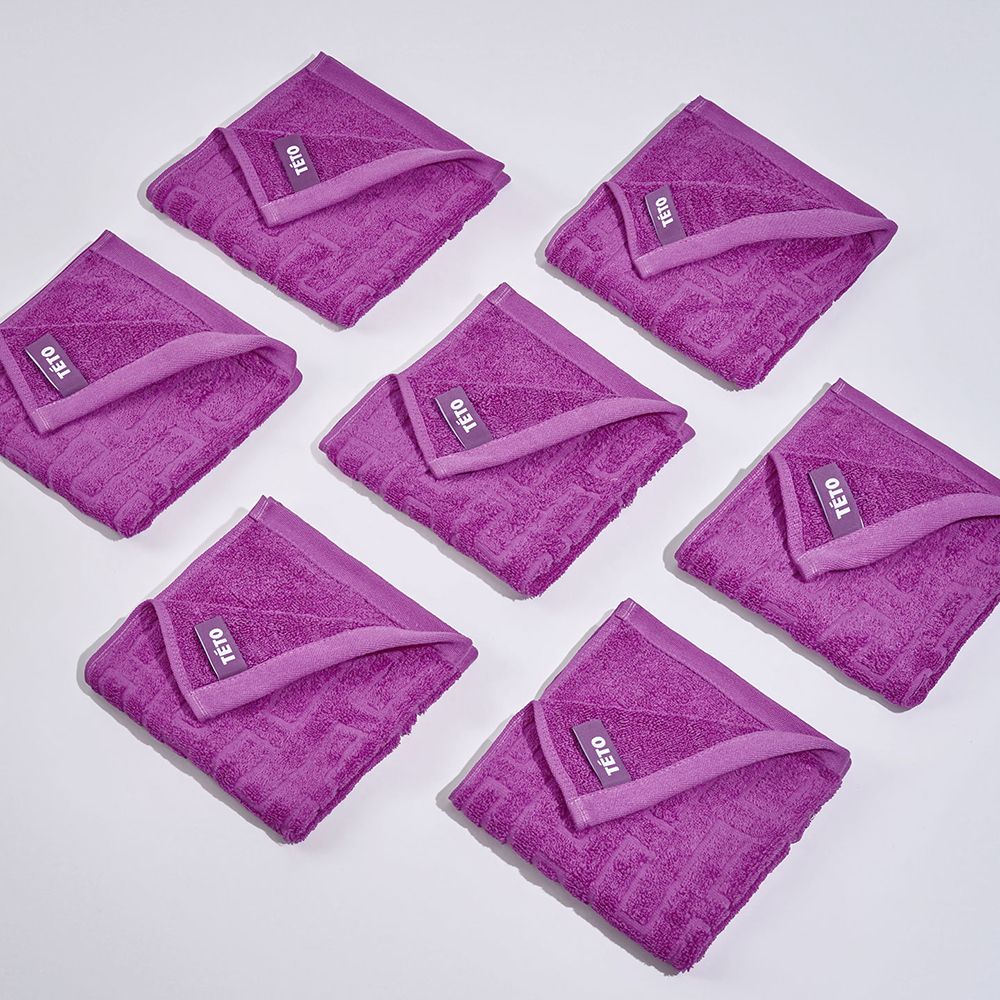 7P 시그니처 바이올렛 수피마 핸드타올 34x34 - 감도 깊은 취향 셀렉트샵 29CM