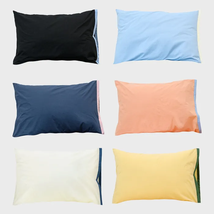 비스킷 고밀도 60수 워싱 포인트 자루 베개커버 50X70 6컬러 - 감도 깊은 취향 셀렉트샵 29CM