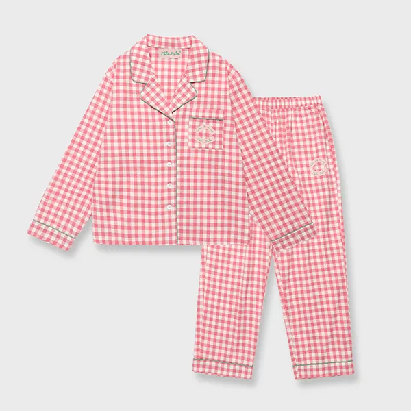 ROLAROLA X SAKI CHECK PAJAMAS PINK - 감도 깊은 취향 셀렉트샵 29CM