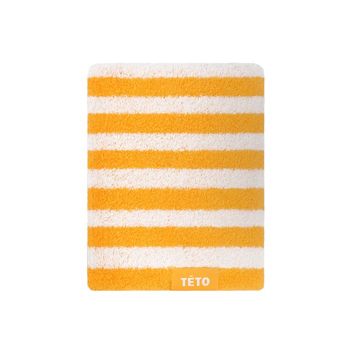 테토 5P 스트라이프 수피마 수건 옐로우 230g - 감도 깊은 취향 셀렉트샵 29CM