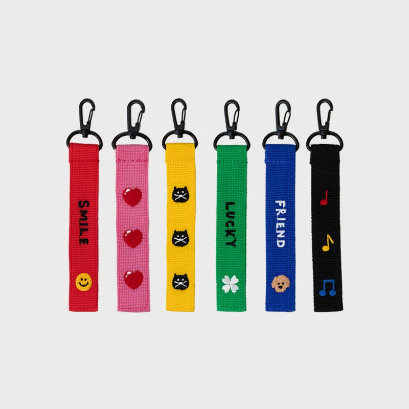 STRAP NAME KEYRING (6COLORS) - 감도 깊은 취향 셀렉트샵 29CM