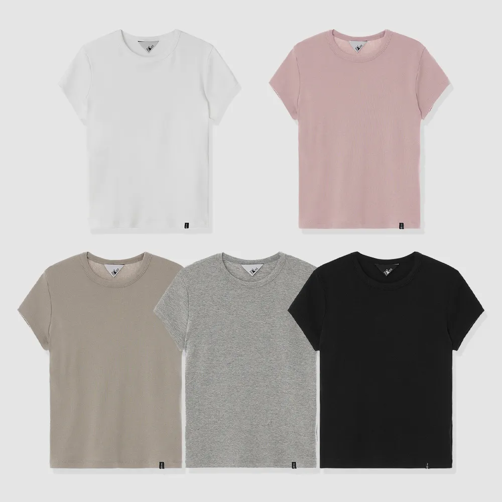 D. BASIC COTTON ROUND-NECK T - 5 COLOR - 감도 깊은 취향 셀렉트샵 29CM