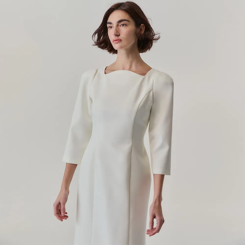 [LETQSTUDIO] Pottery Dress_Porcelain White - 감도 깊은 취향 셀렉트샵 29CM