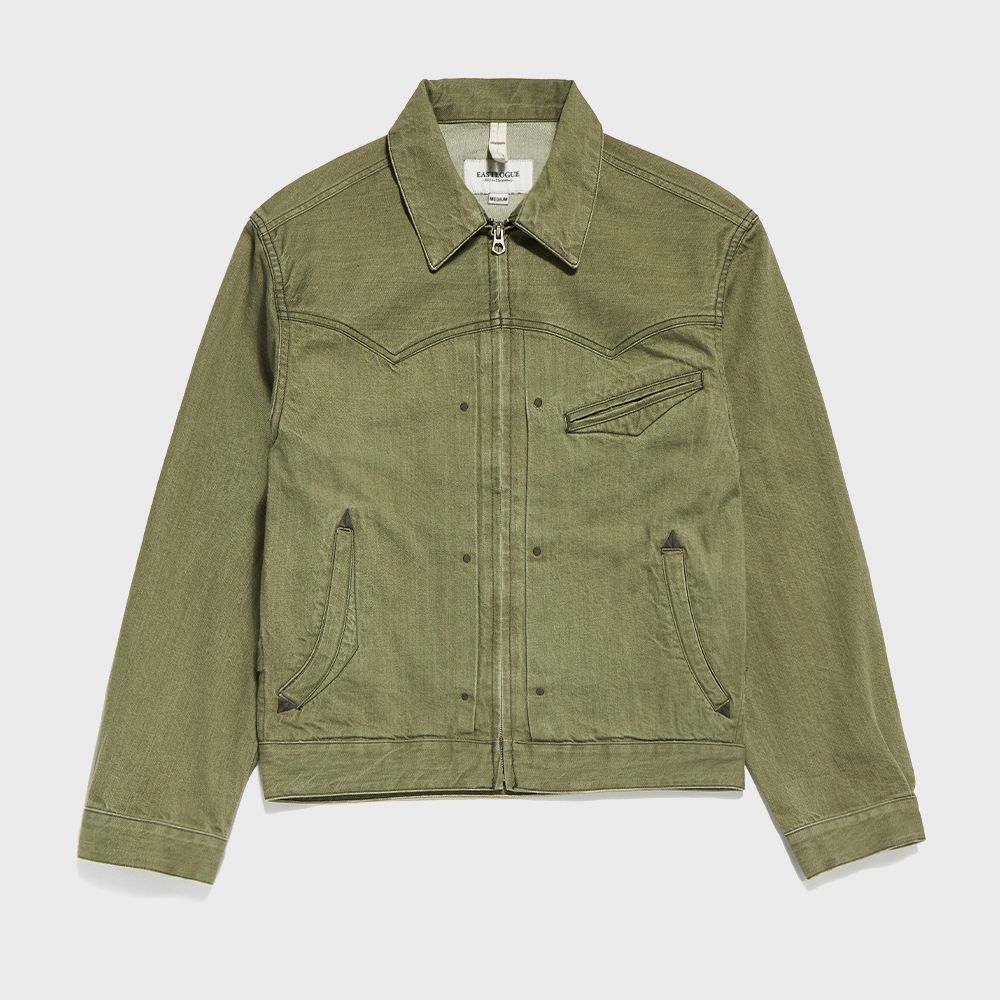 WESTERN TRUCKER JACKET / OLIVE DENIM - 감도 깊은 취향 셀렉트샵 29CM