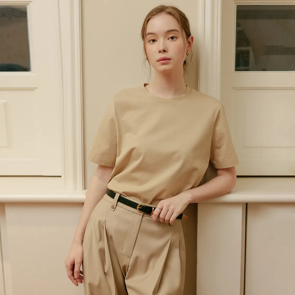 [4/7 예약배송] 샐리 베이직 실켓 티셔츠 / SALLY BASIC SILKET T-SHIRT_4colors - 감도 깊은 취향 셀렉트샵 29CM