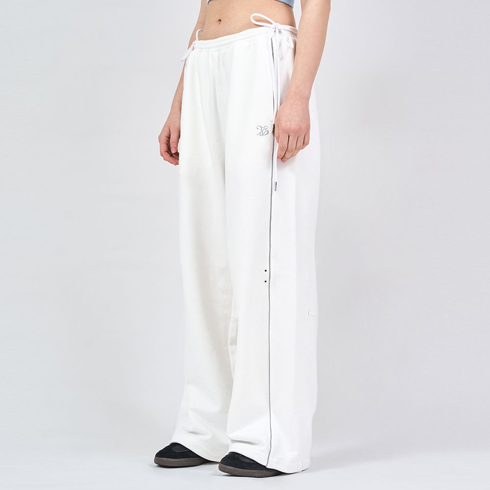 SIDE RIBBON STRING 2-WAY SWEATPANTS WH - 감도 깊은 취향 셀렉트샵 29CM