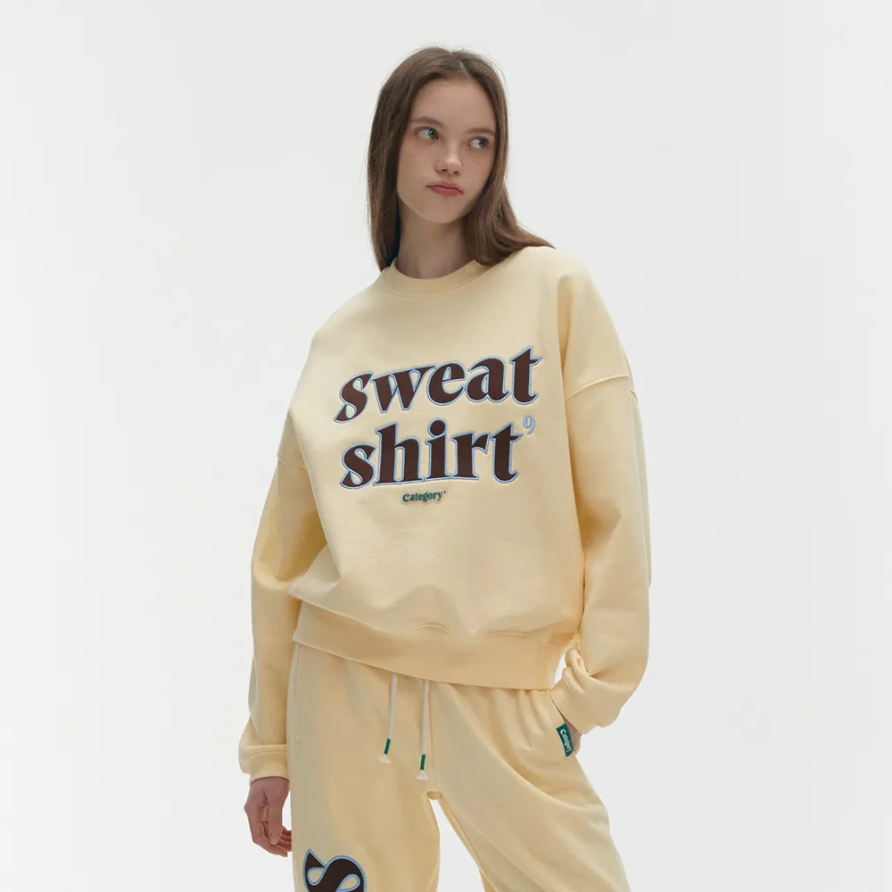 SWEAT SHIRT_PUDDING YELLOW - 감도 깊은 취향 셀렉트샵 29CM