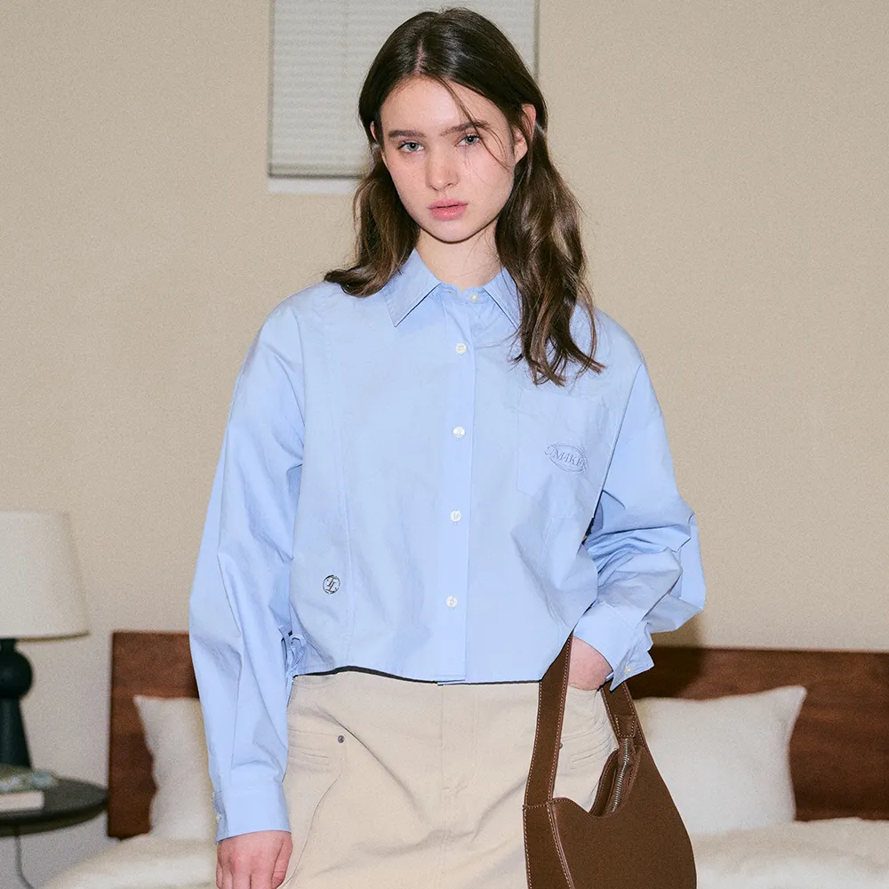SIDE STRING CROP SHIRTS LV - 감도 깊은 취향 셀렉트샵 29CM