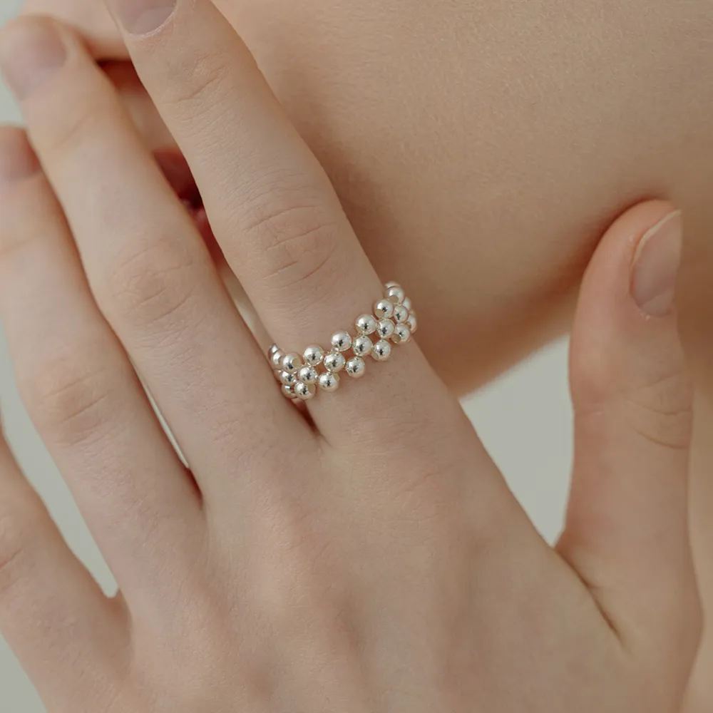 [Silver925] WE004 Silver bubble ring - 감도 깊은 취향 셀렉트샵 29CM