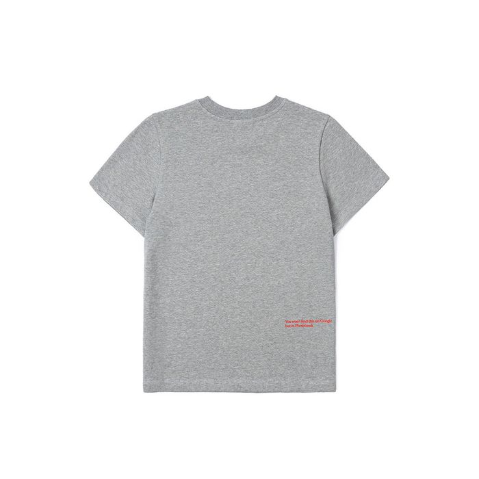 (W) BPD CENTER LOGO TEE (GREY) - 감도 깊은 취향 셀렉트샵 29CM