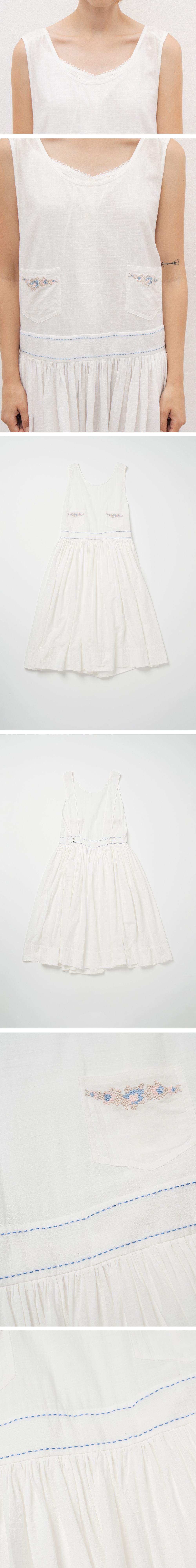 Via Foy cotton long onepiece (White) - 감도 깊은 취향 셀렉트샵 29CM