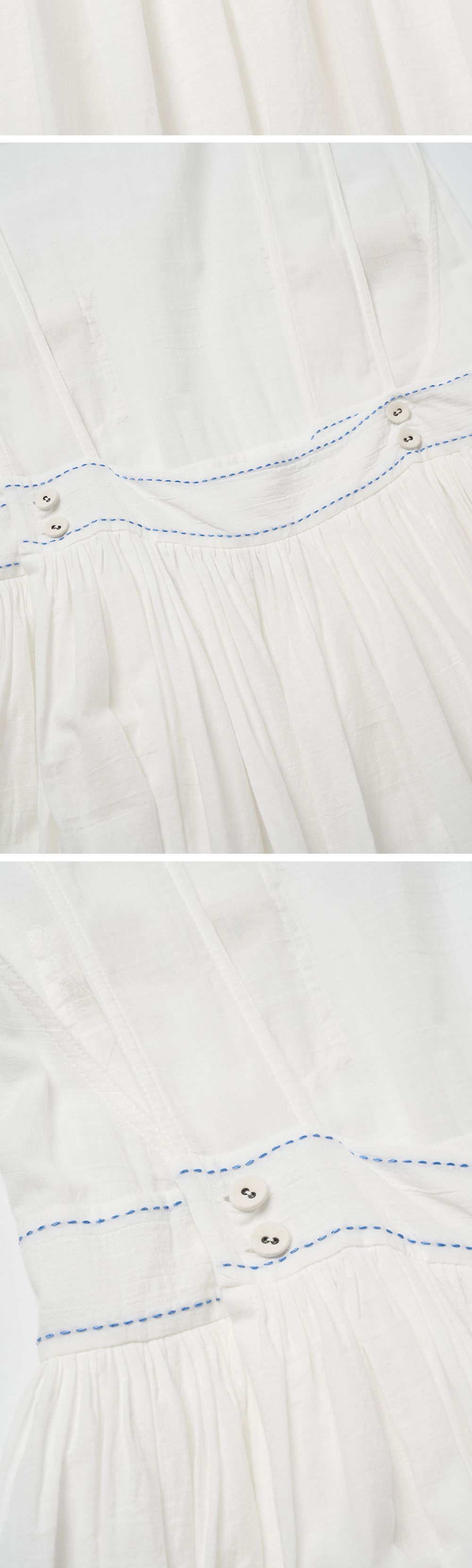 Via Foy cotton long onepiece (White) - 감도 깊은 취향 셀렉트샵 29CM