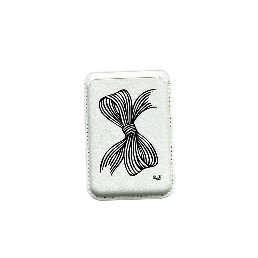 [MagSafe] Ribbon_White (Card Wallet) - 감도 깊은 취향 셀렉트샵 29CM