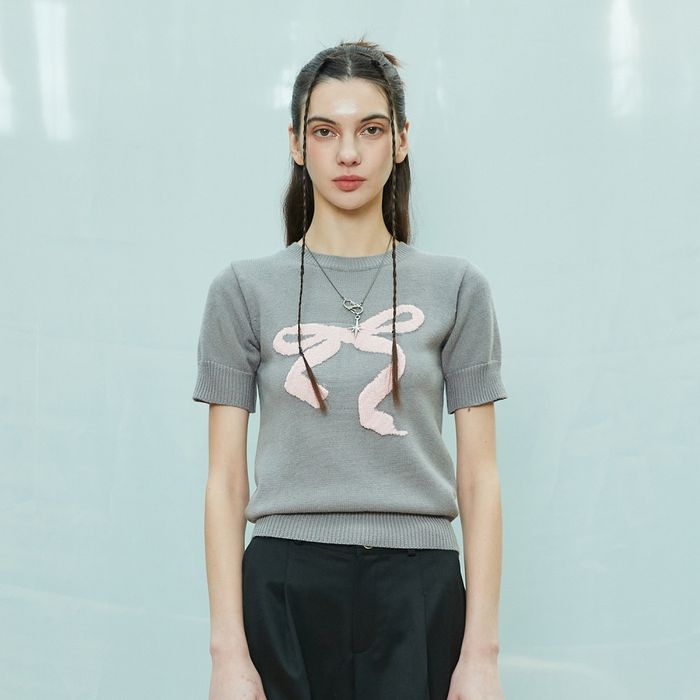 [29CM 단독] L9 RIBBON MIX HALF KNIT(GRAY) - 감도 깊은 취향 셀렉트샵 29CM