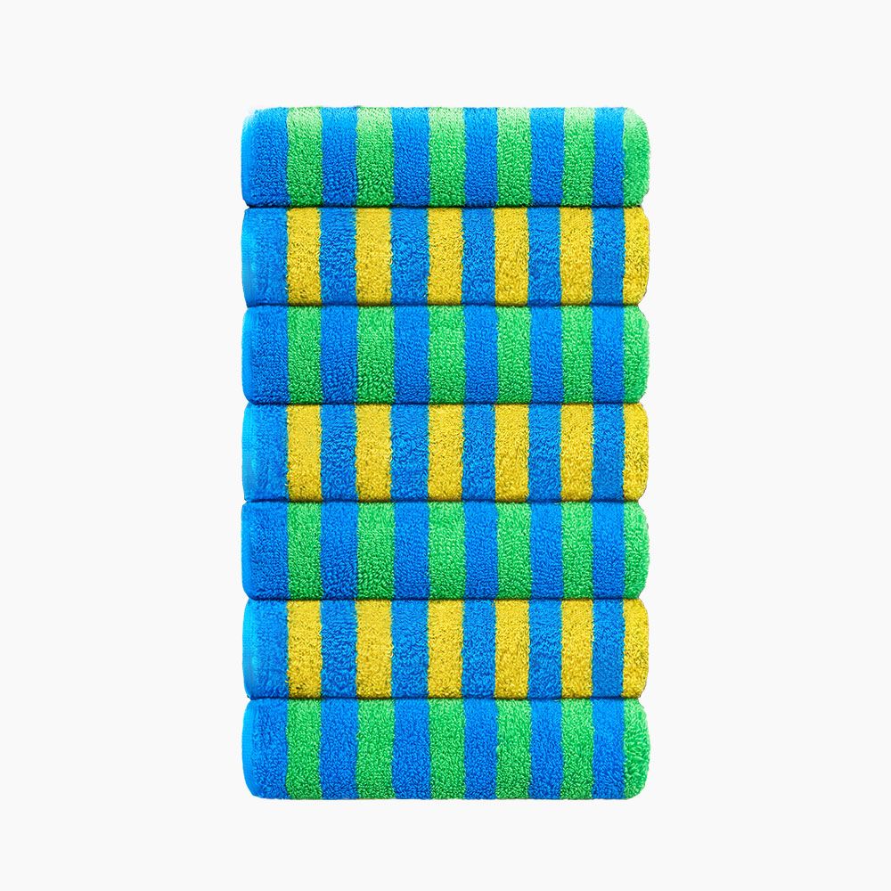 7P 스트라이프 오션&시트러스 수피마 수건 230g - 감도 깊은 취향 셀렉트샵 29CM