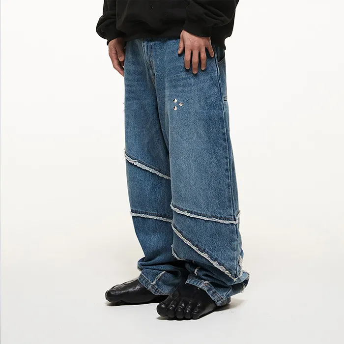 TCM cut out denim pants (blue) - 감도 깊은 취향 셀렉트샵 29CM