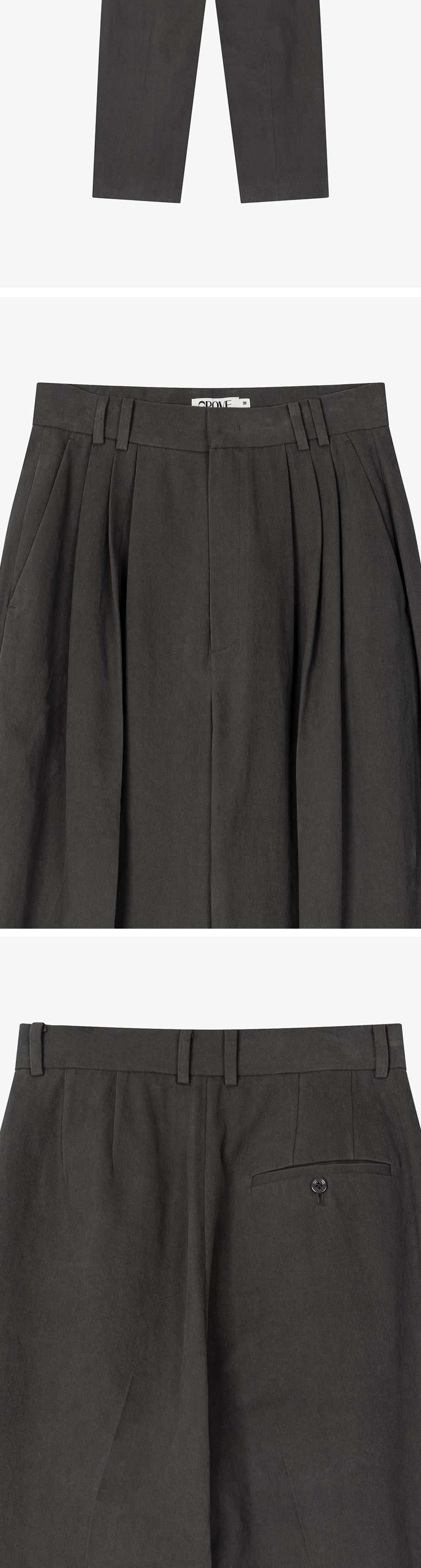 AIDEN PANTS (CHARCOAL) - 감도 깊은 취향 셀렉트샵 29CM