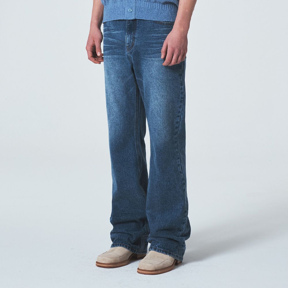 CYNIC FLARE DENIM PANTS BLUE - 감도 깊은 취향 셀렉트샵 29CM