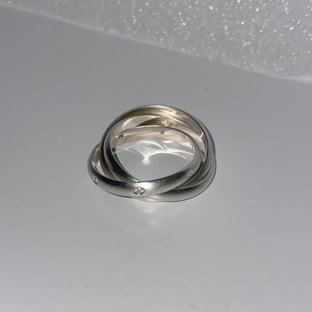 cubic zirconia layered ring - 감도 깊은 취향 셀렉트샵 29CM