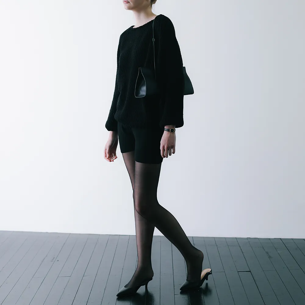 Jacquard Micro Knit Shorts Black - 감도 깊은 취향 셀렉트샵 29CM