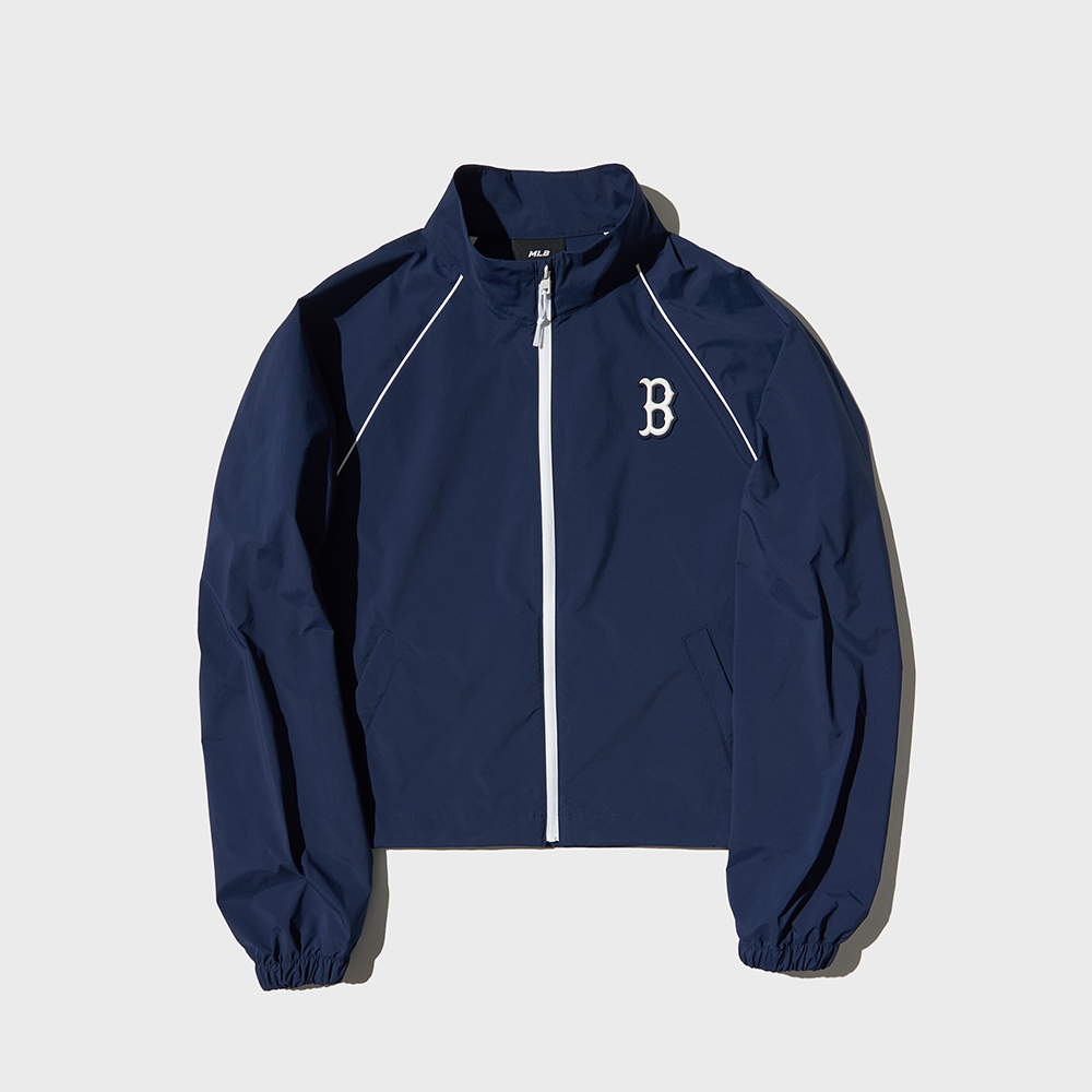 여성 스포티브 바시티 크롭 바람막이 BOS (Navy) - 감도 깊은 취향 셀렉트샵 29CM