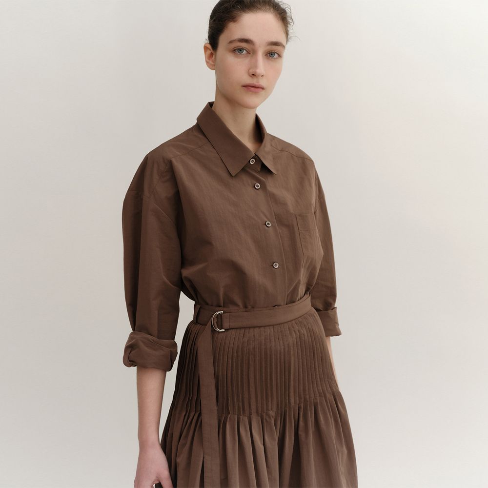 SS24 Thebe Shirt Cacao - 감도 깊은 취향 셀렉트샵 29CM