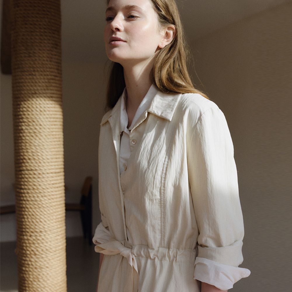 SS24 Metis Shirt Dress Ecru - 감도 깊은 취향 셀렉트샵 29CM