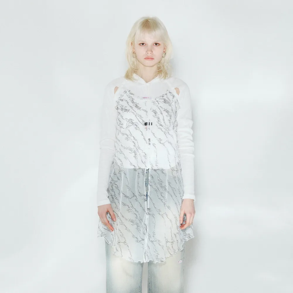 FRILL LETTERING OPS (IVORY) - 감도 깊은 취향 셀렉트샵 29CM