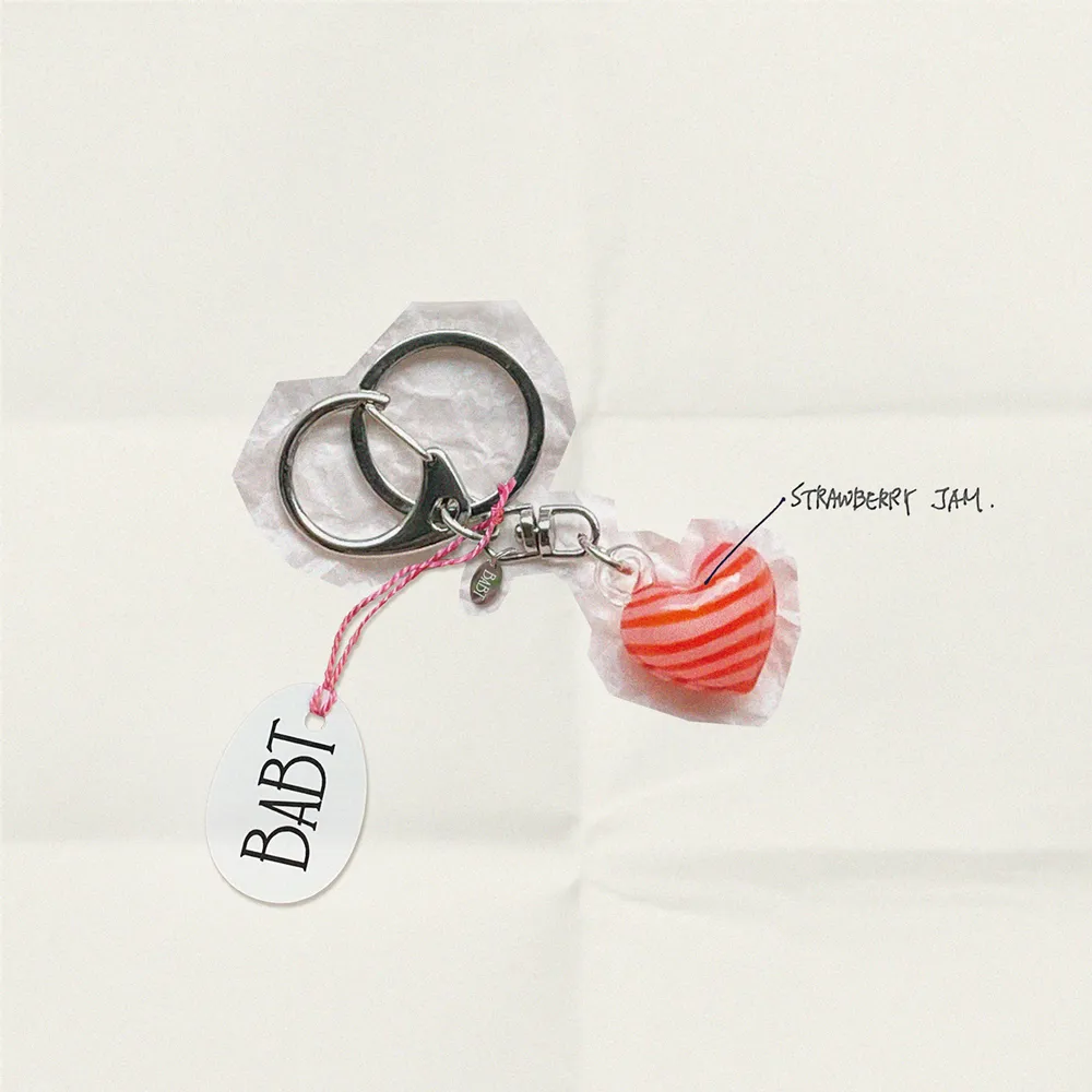 strawberry jam heart key ring - 감도 깊은 취향 셀렉트샵 29CM