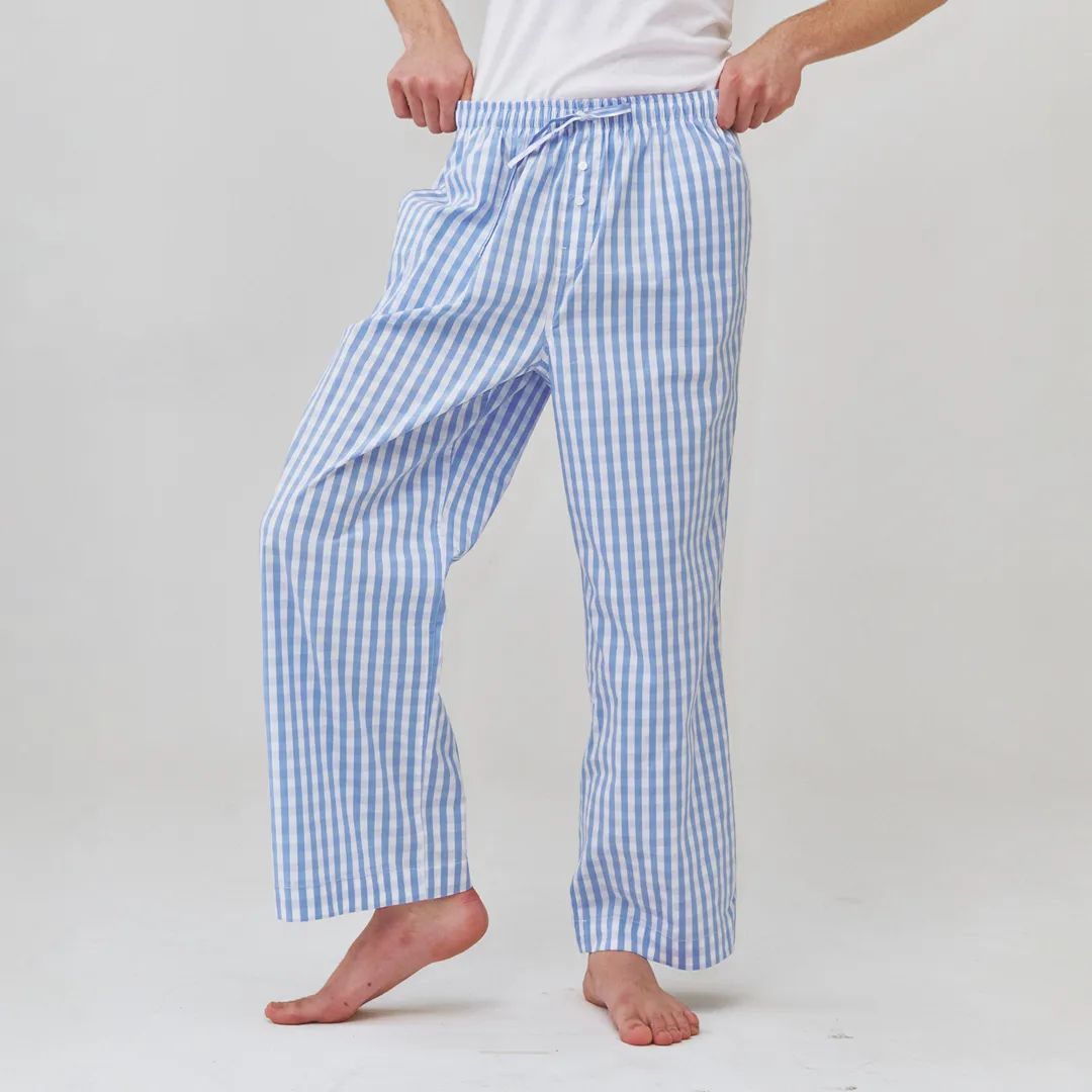 [29CM 단독] (uni)레지던스 깅엄 체크 팬츠 라이트블루 - 감도 깊은 취향 셀렉트샵 29CM