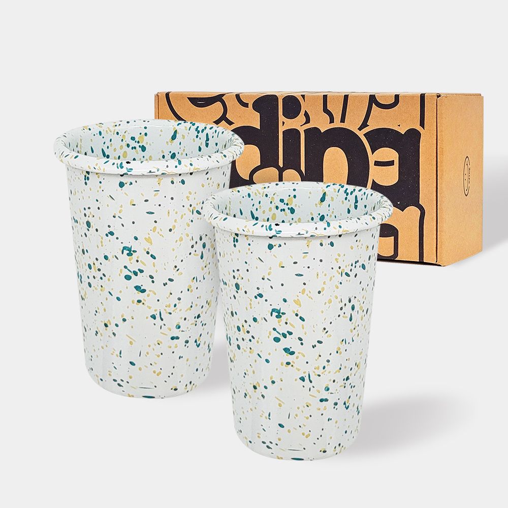 에딩 밀키웨이 법랑컵 롱텀블러 450ml 2P세트 9color (Gift box) - 감도 깊은 취향 셀렉트샵 29CM