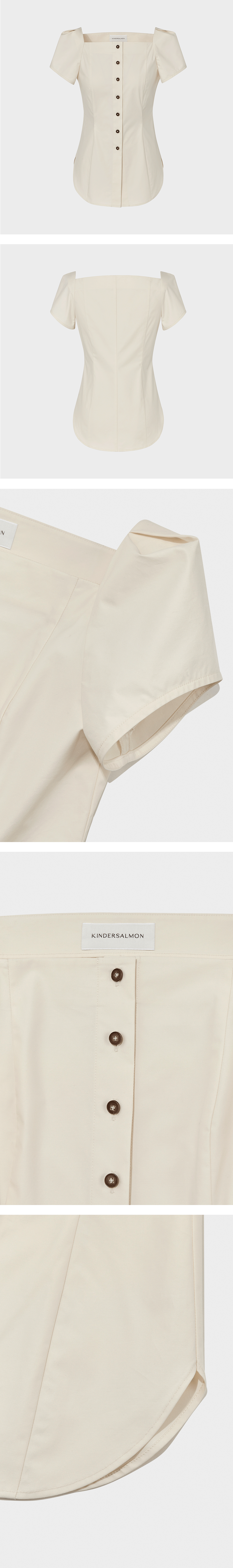 SS24 Button Shirt Cream - 감도 깊은 취향 셀렉트샵 29CM