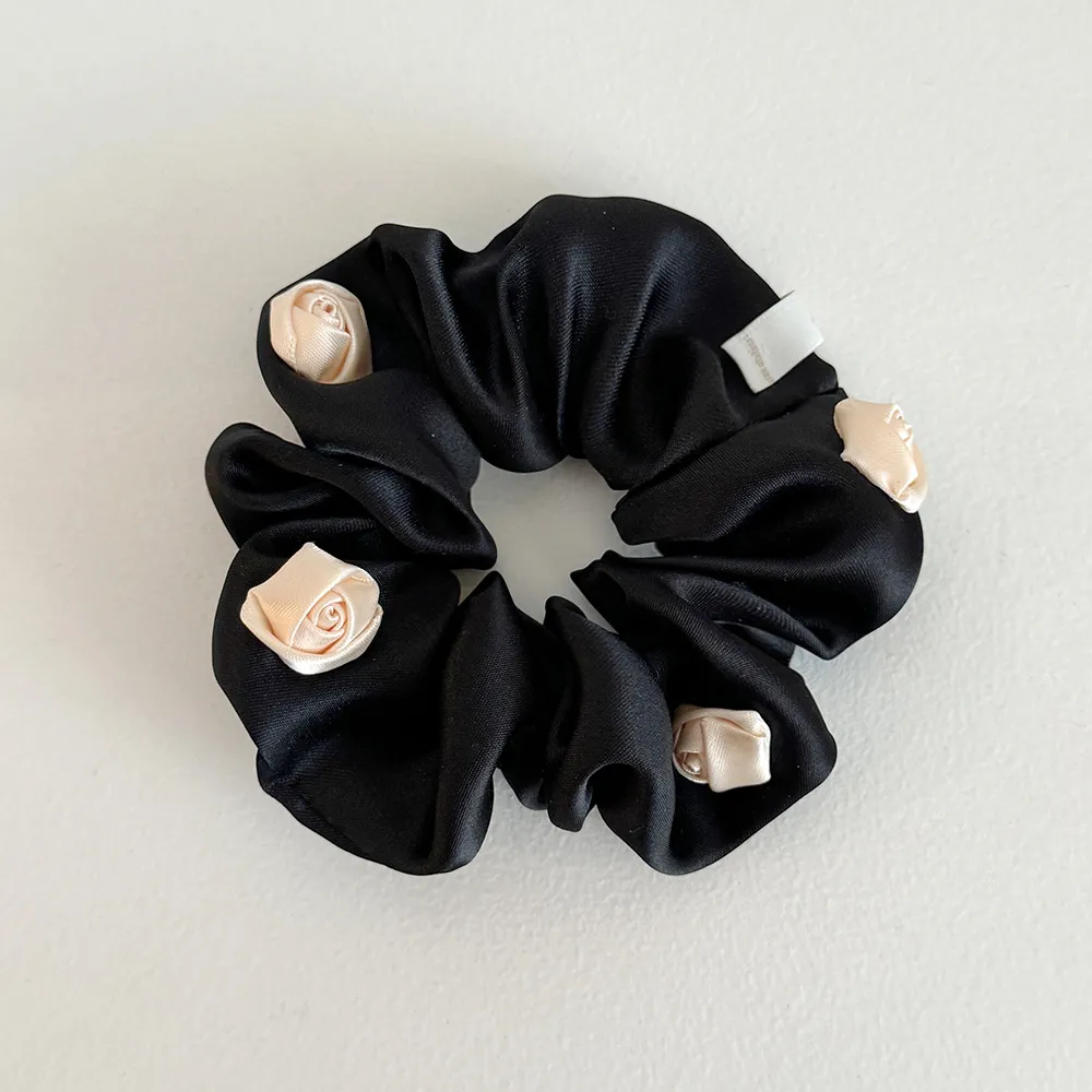 [29CM 단독]Rosy Satin Volume Scrunchie [Black] - 감도 깊은 취향 셀렉트샵 29CM