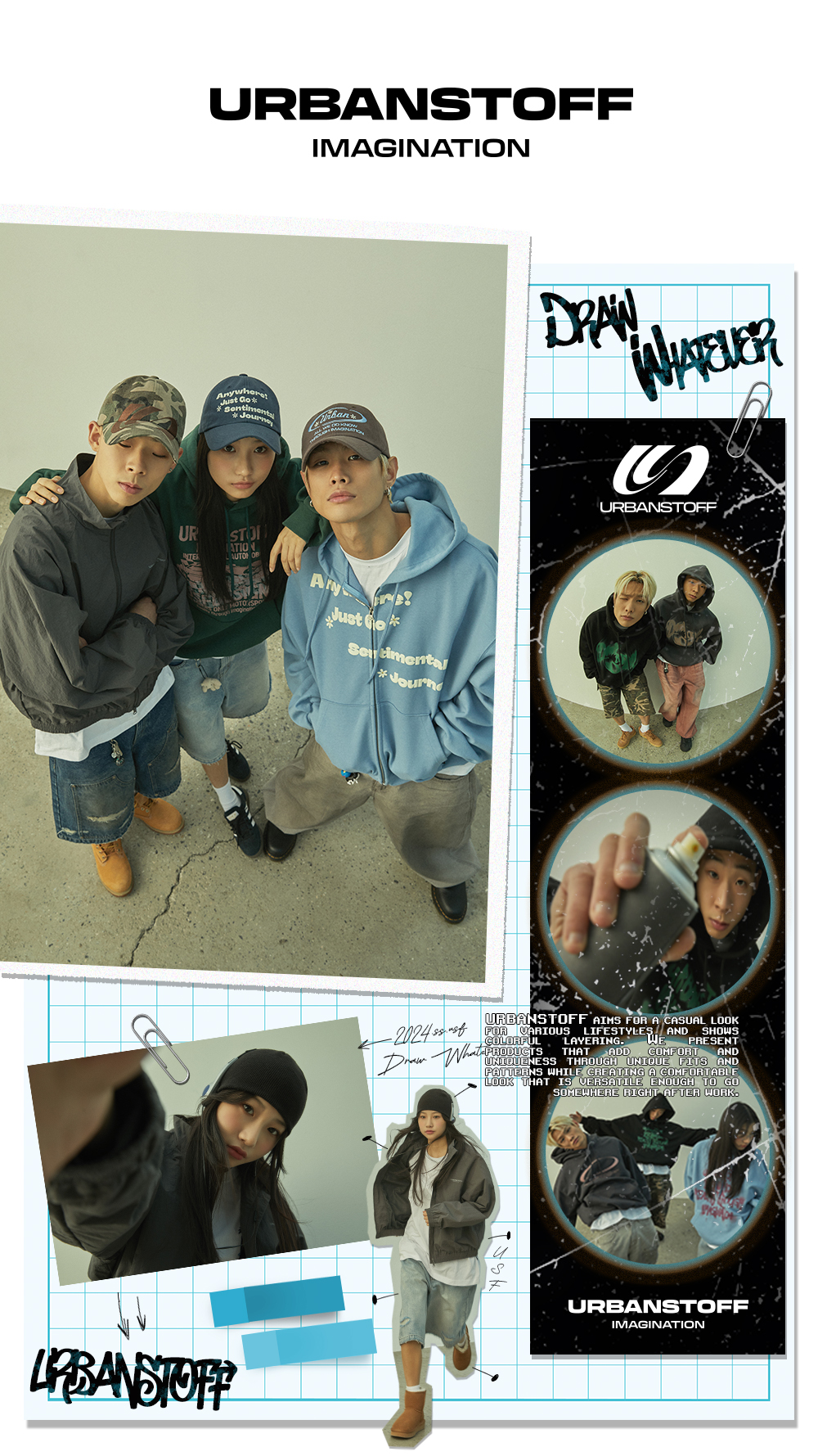 사이클론스 크롭 봄버 자켓 (챠콜) - 감도 깊은 취향 셀렉트샵 29CM