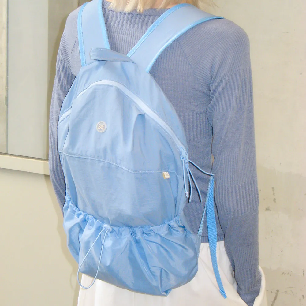 Front Shirring Backpack [Blue] - 감도 깊은 취향 셀렉트샵 29CM