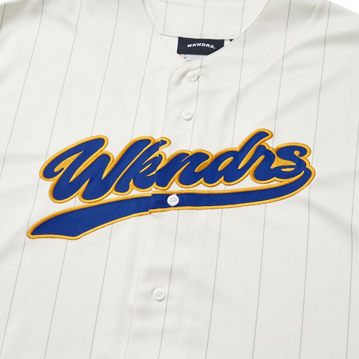 BASEBALL SCRIPT JERSEY (IVORY) - 감도 깊은 취향 셀렉트샵 29CM