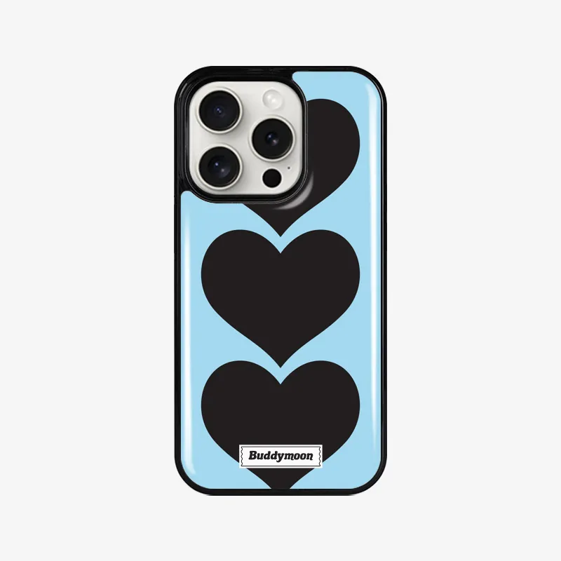 [big heart blue epoxy case] 하트 블루 패턴 귀여운 폰케이스 - 감도 깊은 취향 셀렉트샵 29CM