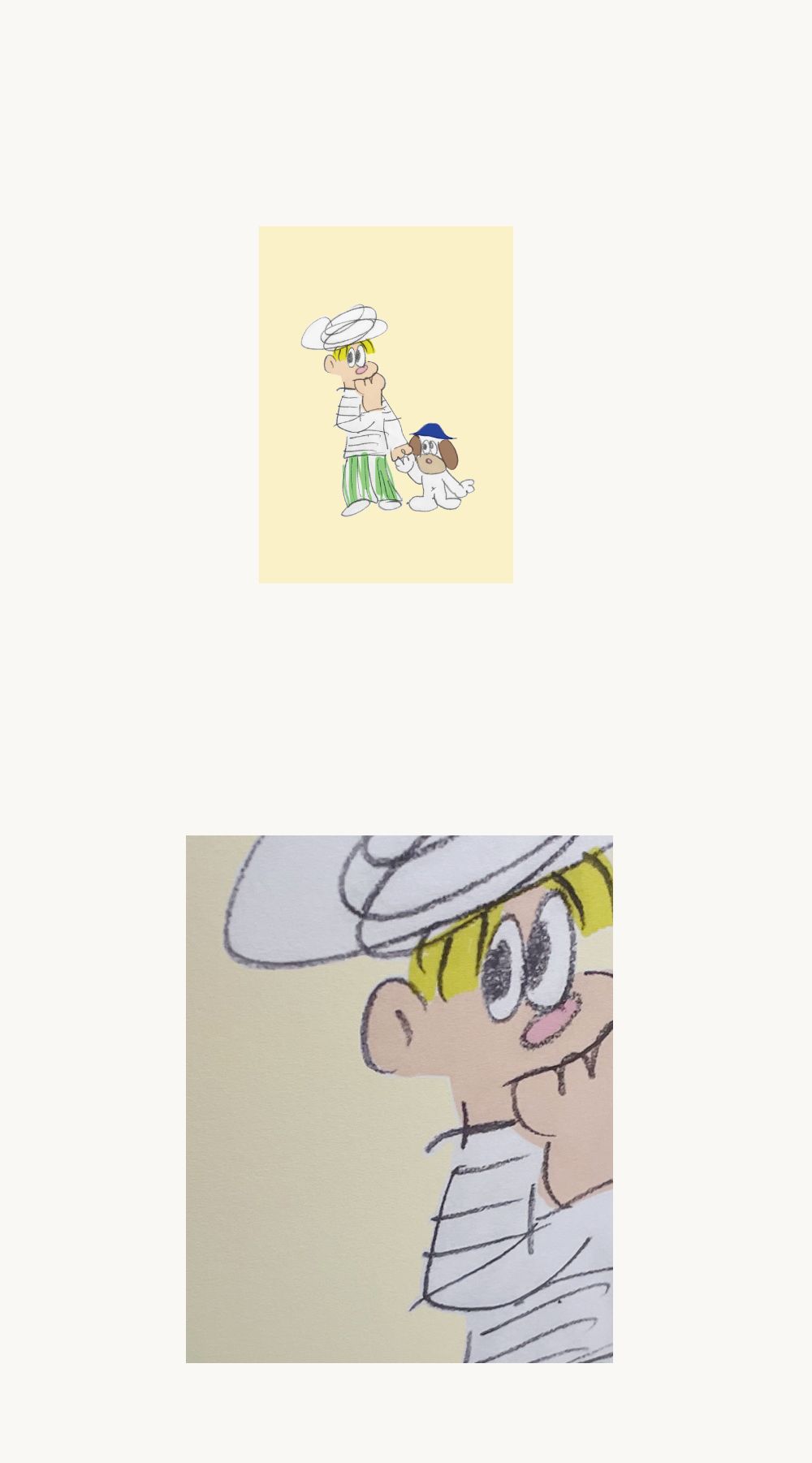 Postcard Steve and Ding Ding 1ea - 감도 깊은 취향 셀렉트샵 29CM